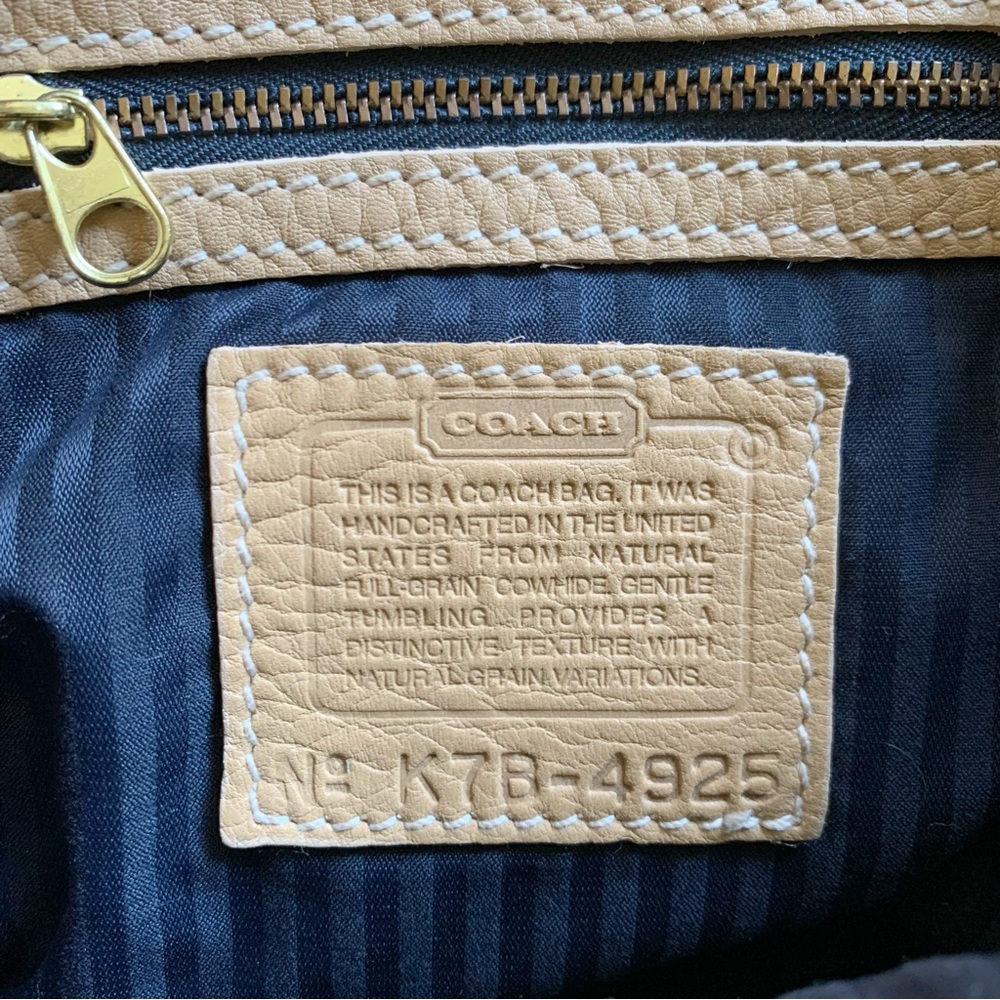 Vintage Coach Mini Backpack Sonoma 4925 Tan Leather U… - Gem